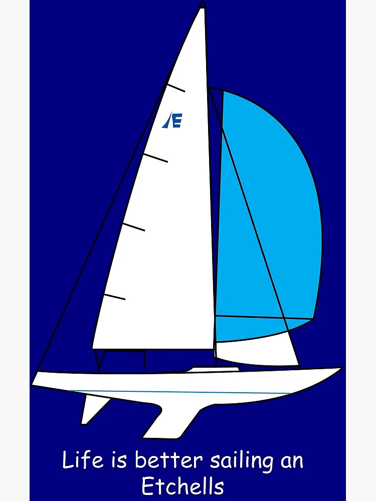 "International Etchells Class Sailboat" Poster for Sale by CHBB | Redbubble