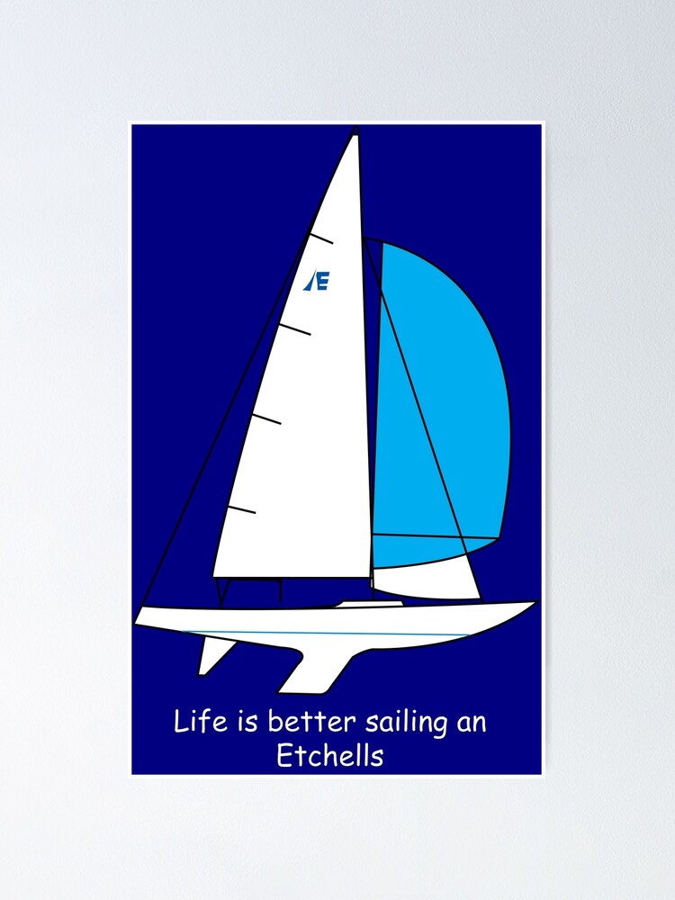 "International Etchells Class Sailboat" Poster for Sale by CHBB | Redbubble