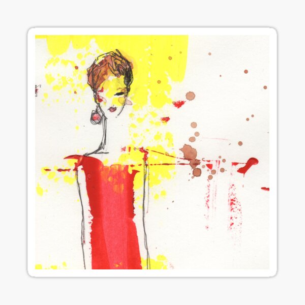 "Party Gal" Sticker for Sale by LiziDoug5354 | Redbubble