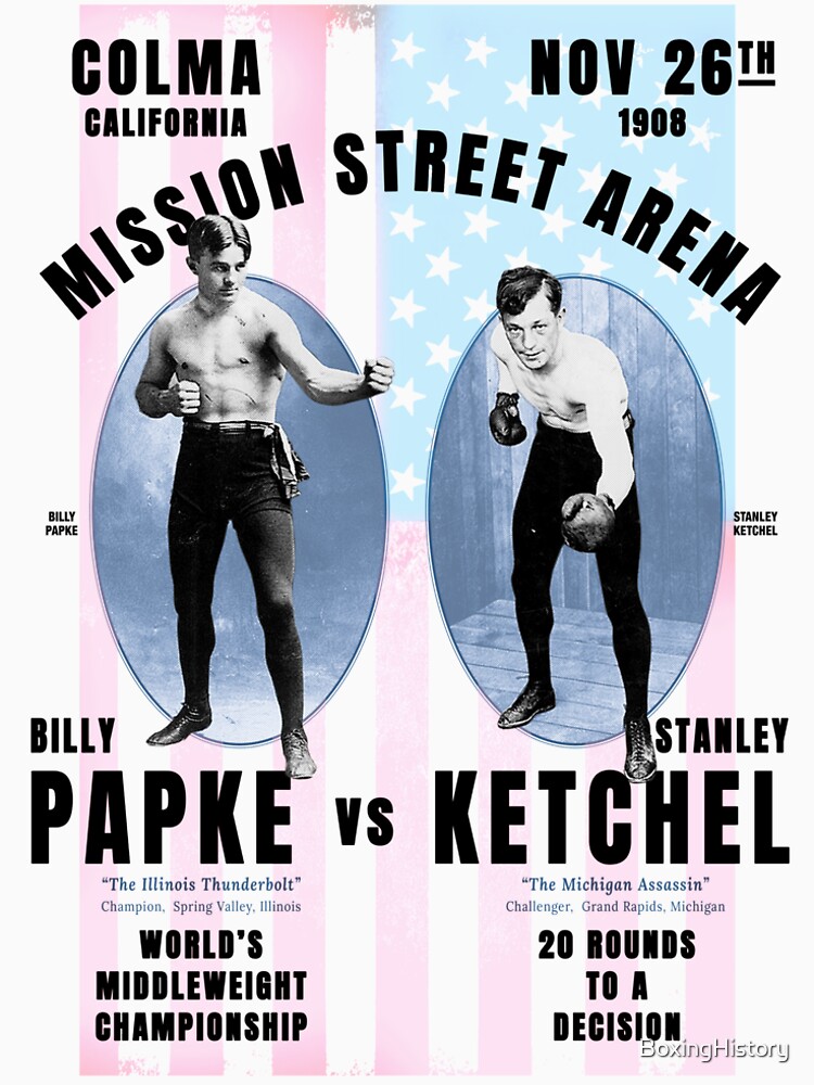 "Billy Papke vs Stanley Ketchel" Premium T-Shirt for Sale by ...