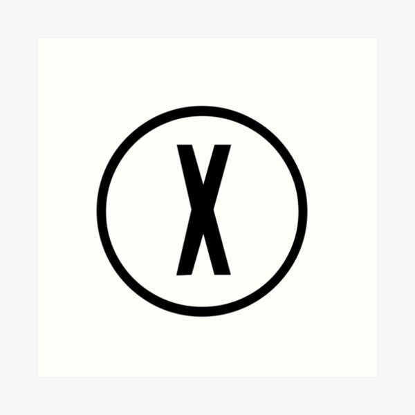 "X-Files Logo" Art Print by bearsnightout | Redbubble