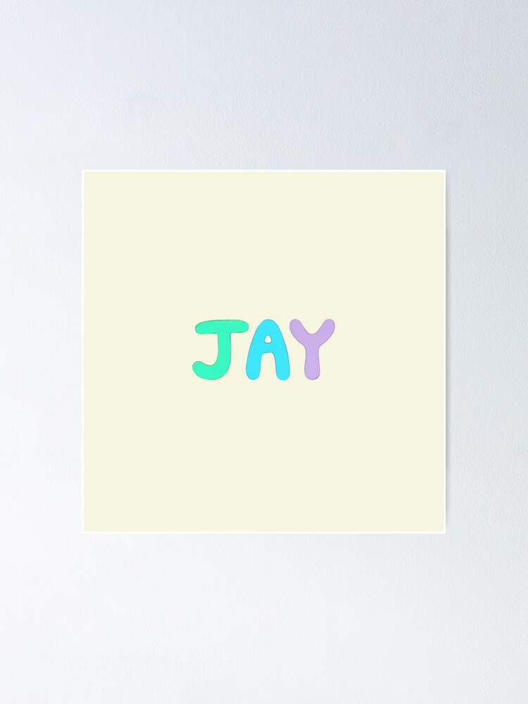 "ENHYPEN Jay Font" Poster for Sale by deerseung | Redbubble