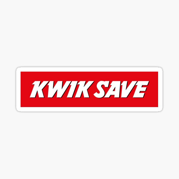 "ndvh Kwik Save" Sticker for Sale by nikhorne | Redbubble