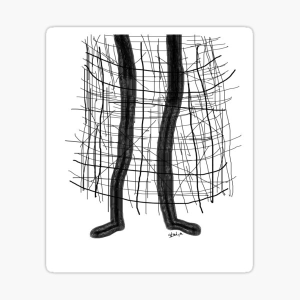 "long legs " Sticker for Sale by sladjana | Redbubble