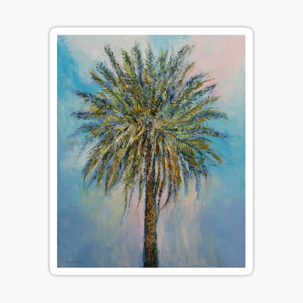 "Palm" Sticker for Sale by michaelcreese | Redbubble