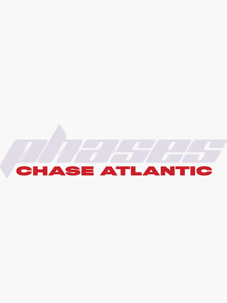 "Chase Atlantic Phases Sticker" Sticker for Sale by eliizabethrose ...