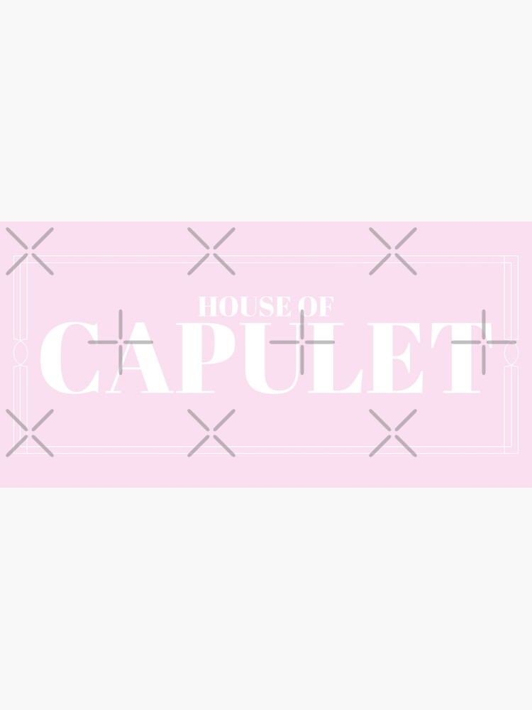 "HOUSE OF CAPULET" Poster for Sale by HouseOfCapulet | Redbubble