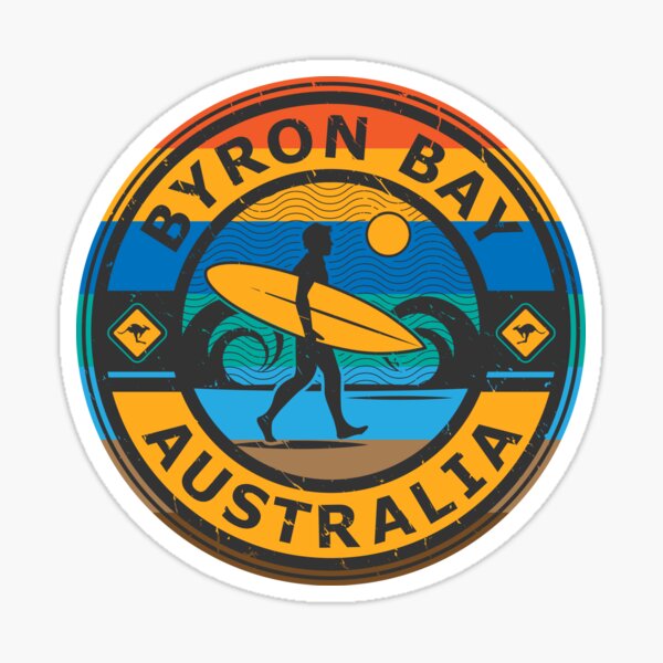 "Byron Bay, Australia" Sticker for Sale by studio838 | Redbubble