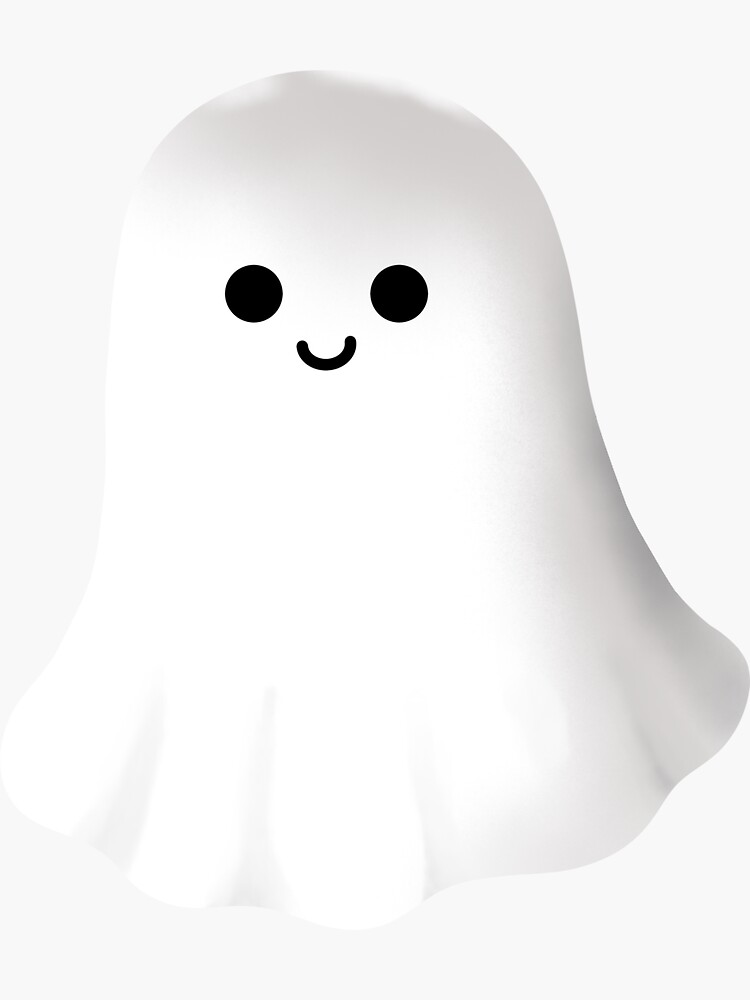 "Funny Ghost" Sticker for Sale by itsmeduun | Redbubble