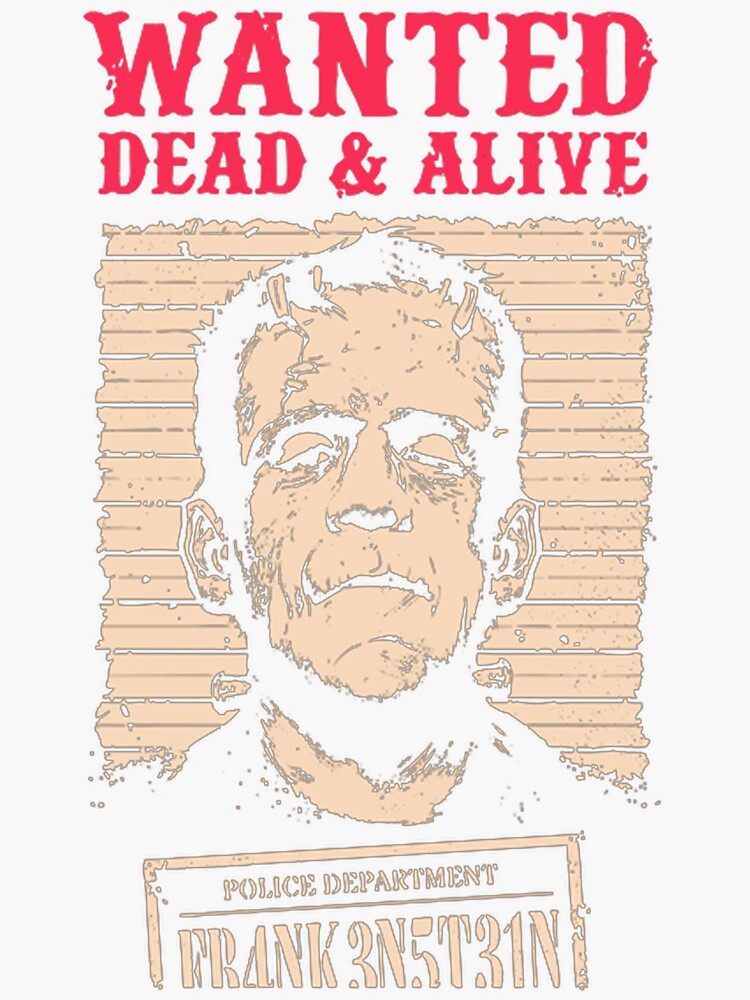 "Wanted Dead And Alive" Sticker for Sale by RosaHigueroa | Redbubble