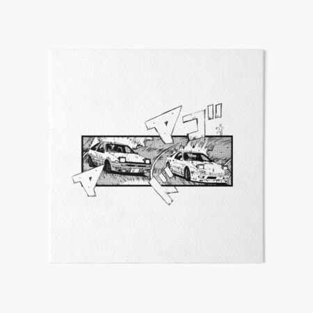 "Initial D - Drift manga frame" Art Board Print for Sale by ...