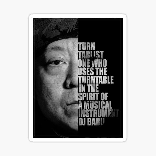 "Turntablist" Sticker for Sale by modelcat | Redbubble