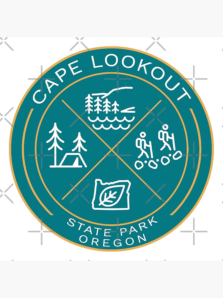 "Cape Lookout State Park Heraldic Logo" Art Print for Sale by VanyaKar ...