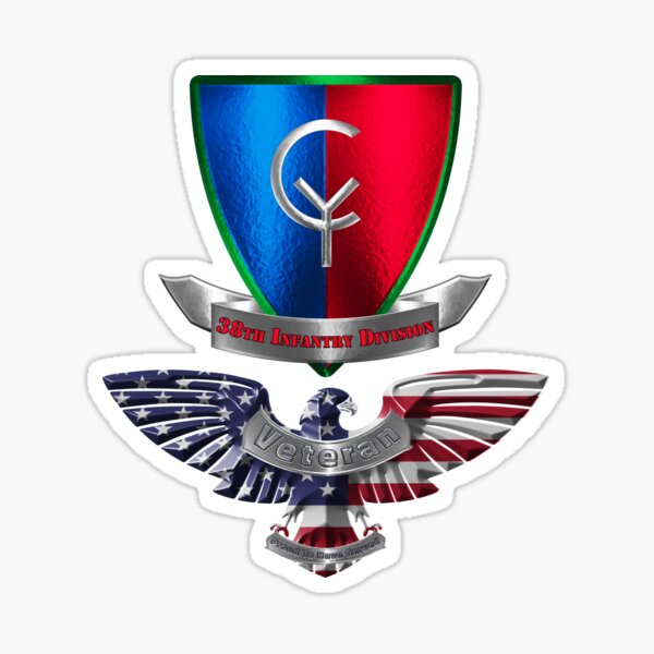 "38th Infantry Division “Cyclone Veteran”" Sticker for Sale by ...