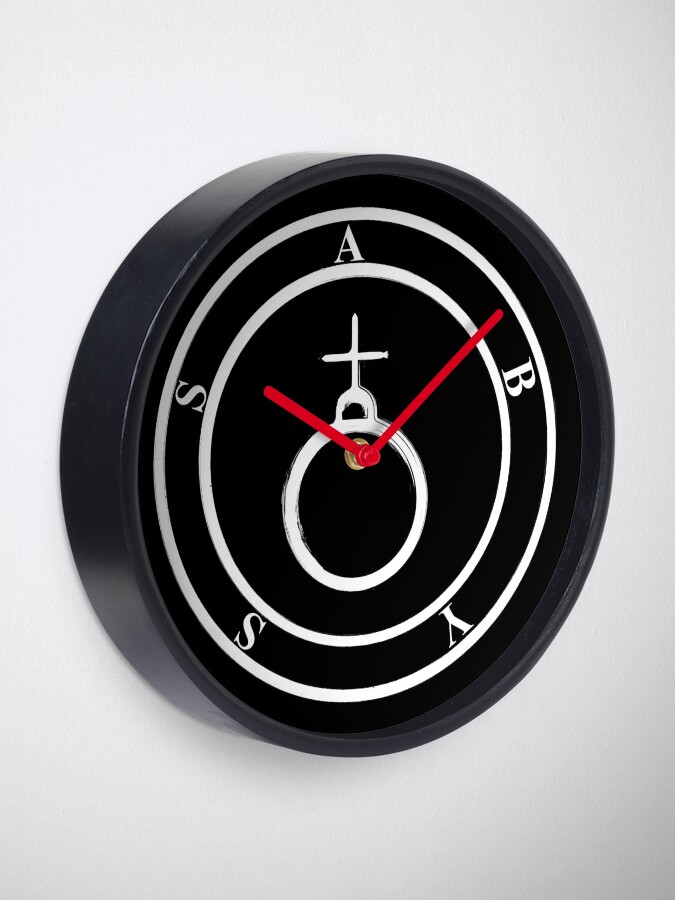 "Abyss Lord of Chaos Summoning Demon Sigil " Clock for Sale by ...