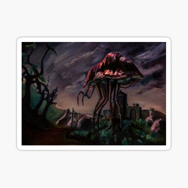 "Morrowind - Silt Strider" Sticker by MissCoookiez | Redbubble