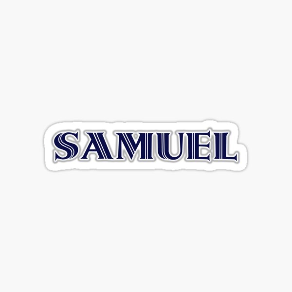 Pegatina «SAMUEL - Placa de identificación para SAMUEL estilo romano en ...