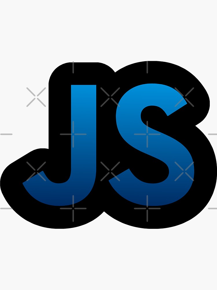 "JS Logo Blue " Sticker for Sale by arctide | Redbubble