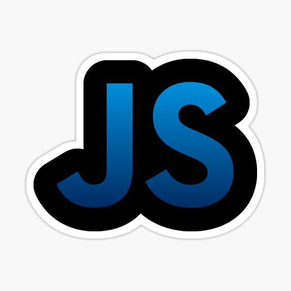 "JS Logo Blue " Sticker for Sale by arctide | Redbubble
