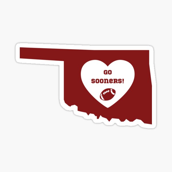 "Go Sooners!" Sticker for Sale by PNWEnergy | Redbubble