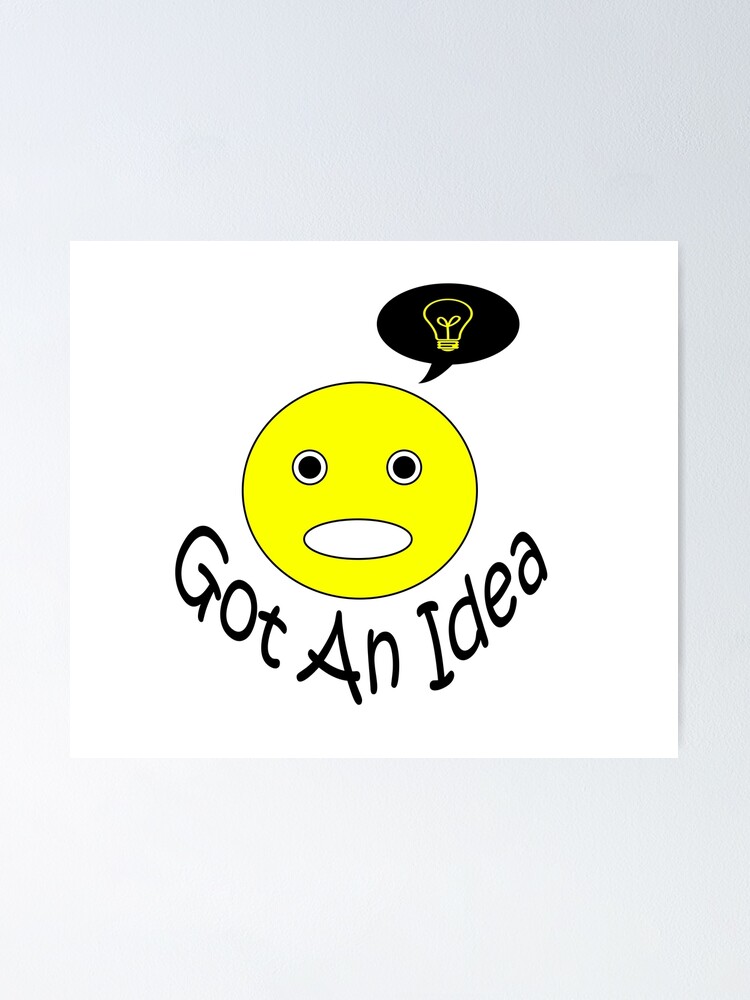 "New Idea Face" Poster for Sale by Talent360Hub | Redbubble