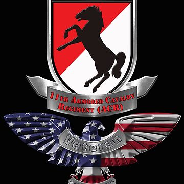 "11th Armored Cavalry Regiment (ACR) Veteran" Sticker for Sale by ...