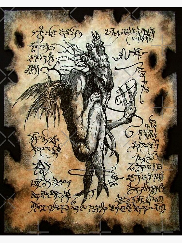 "Lovecraft Necro Page" Poster for Sale by WinkyDoodle | Redbubble