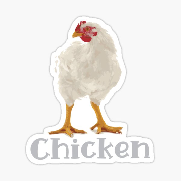 "funny chicken meme art " Sticker for Sale by K4kyoin | Redbubble