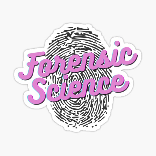 "Forensic Science" Sticker for Sale by STEM-women | Redbubble
