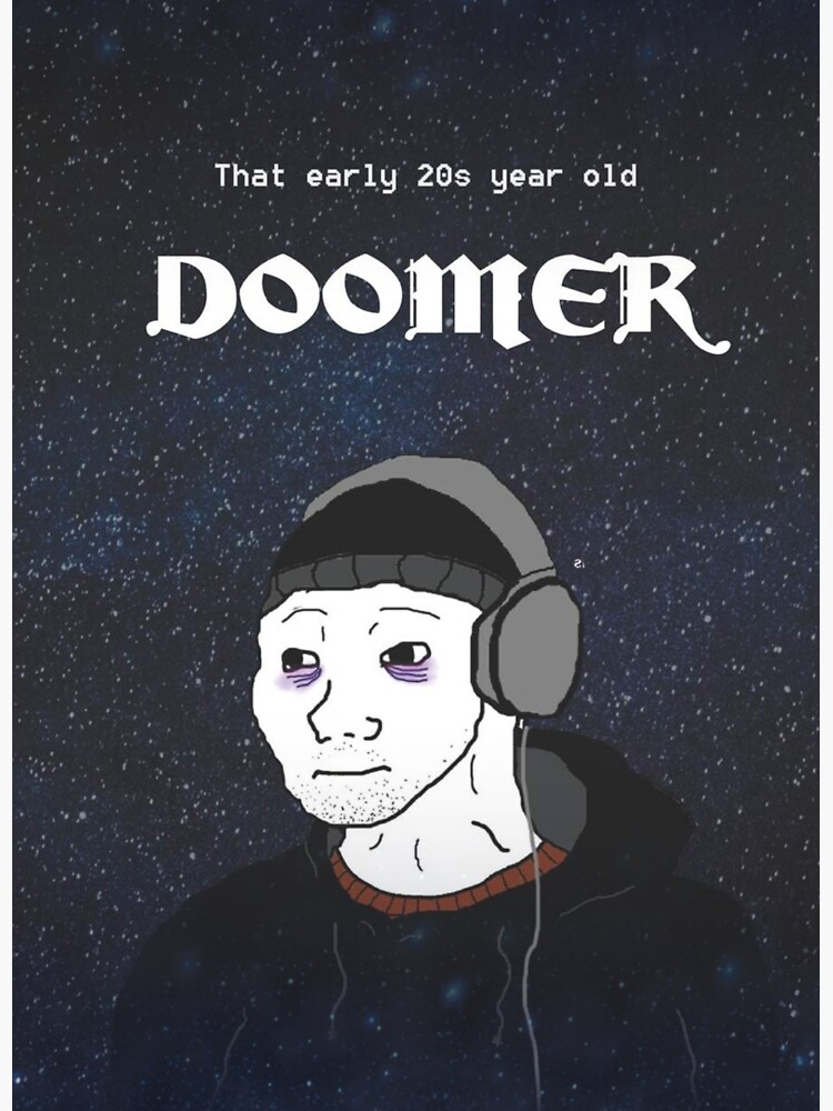 "Doomer" Sticker by Renxgr | Redbubble