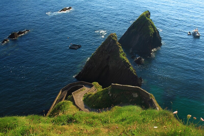 "Dunquin Harbour" by Adrian McGlynn | Redbubble