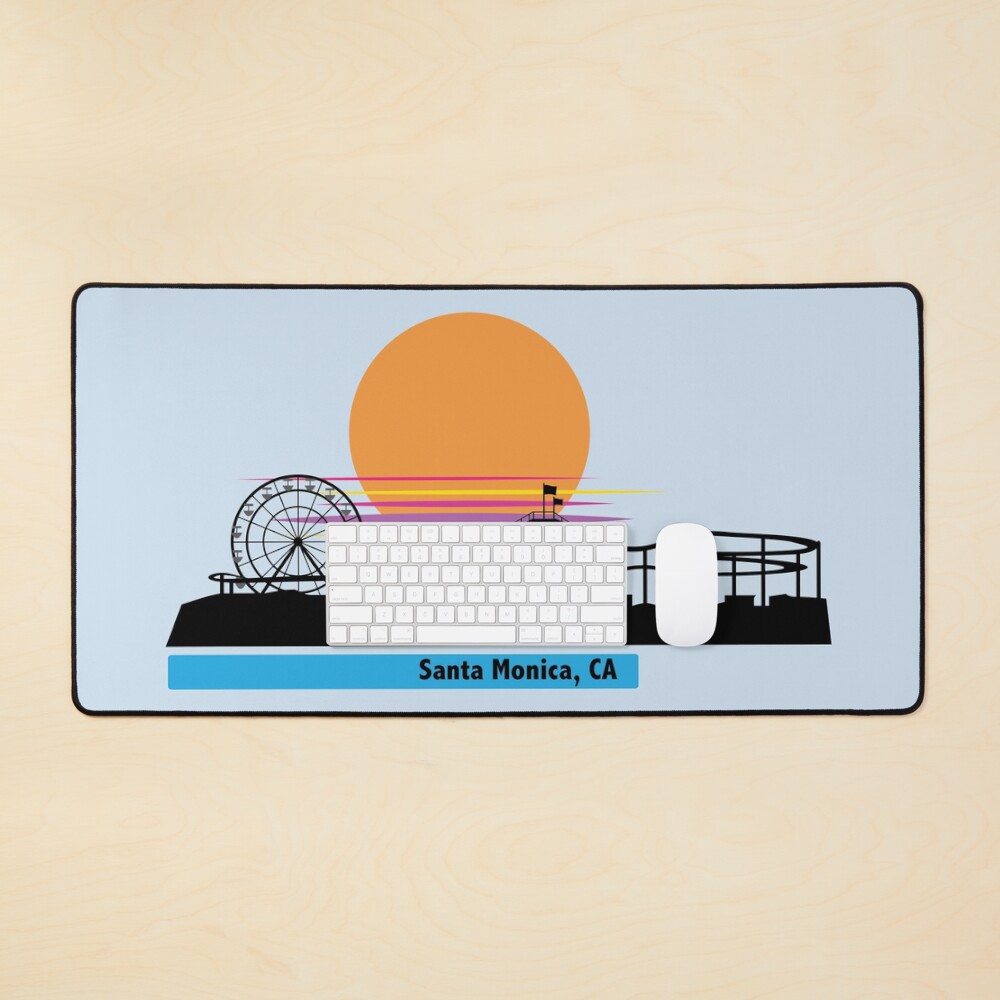 "Santa Monica" Sticker for Sale by CM-PD | Redbubble