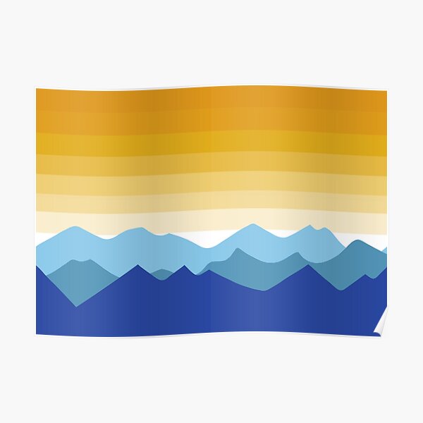 "Aroace Pride Landscape" Poster for Sale by izzychar | Redbubble
