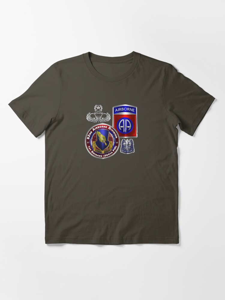 "82nd Airborne Division 1st Brigade 504th PIR" T-shirt for Sale by ...