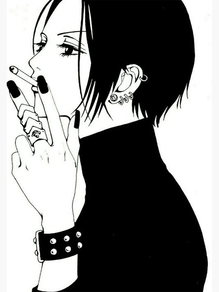 Smoking Black Nana Simple