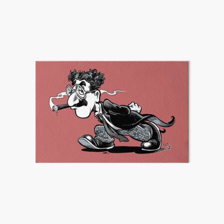 "GROUCHO MARX Walking" Art Board Print for Sale by Jim Engel | Redbubble