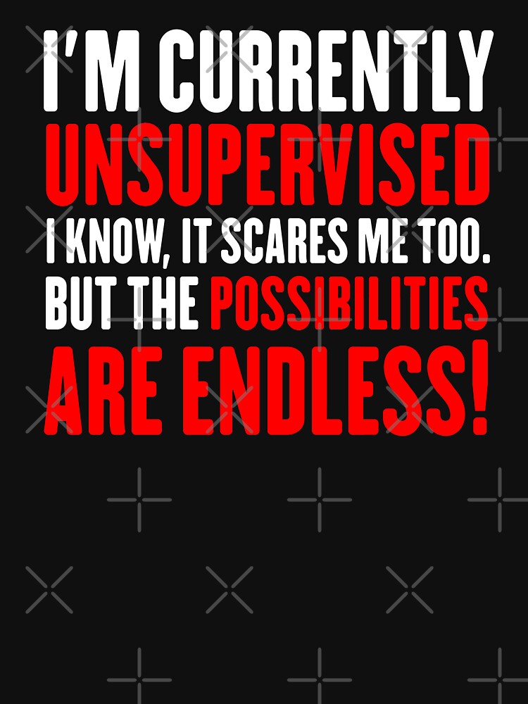 "I'm Currently Unsupervised I Know, It Scares Me Too But The ...
