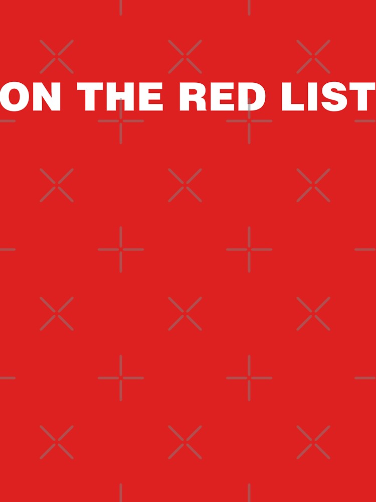 "On The Red RPG List" T-shirt for Sale by CogswellDesign | Redbubble ...