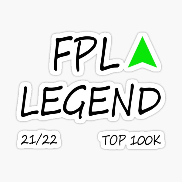 "I'm an Fpl LEGEND" Sticker for Sale by IDstore | Redbubble