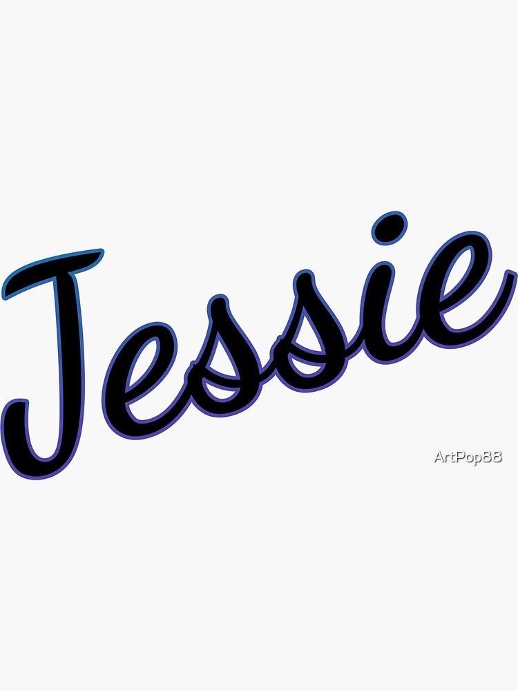 "Jessie" Sticker for Sale by ArtPop88 | Redbubble
