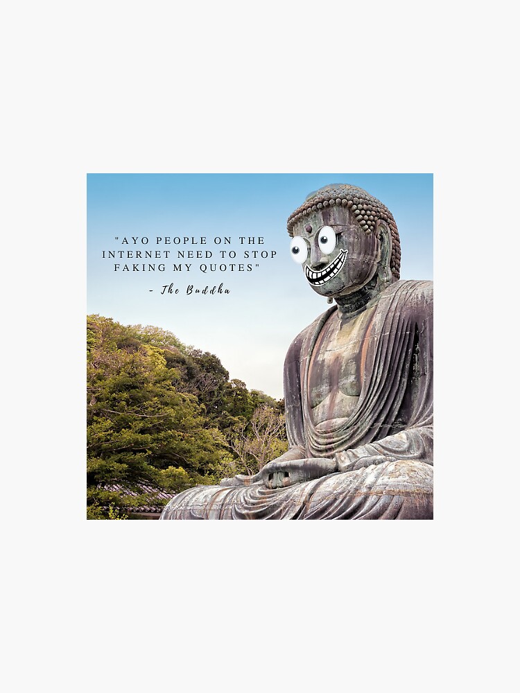 "Funny Buddha Meme" Sticker for Sale by sushidushishop | Redbubble