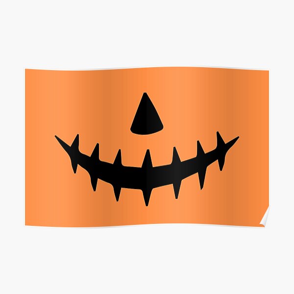 Póster «Sonrisa escalofriante de Halloween y boca cosida» de Artsyter ...