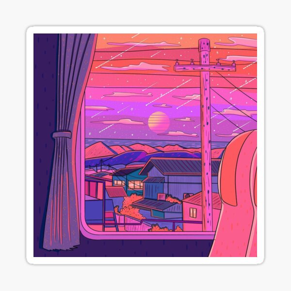 "Lofi Art - Lofi Aesthetic" Sticker for Sale by BakaGaijin | Redbubble