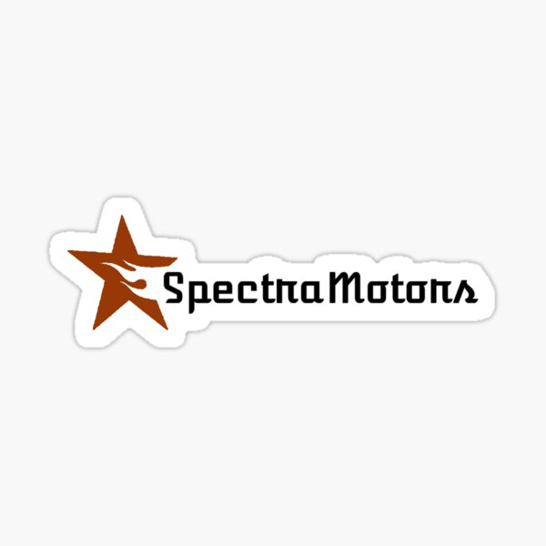 "Spectra Motors logo" Sticker for Sale by Irishpotato-19 | Redbubble