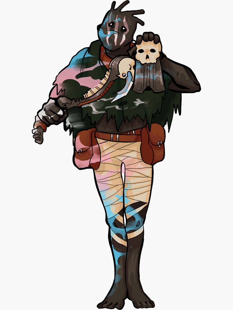 "Trans Wraith- DBD" Sticker for Sale by SpicySav | Redbubble