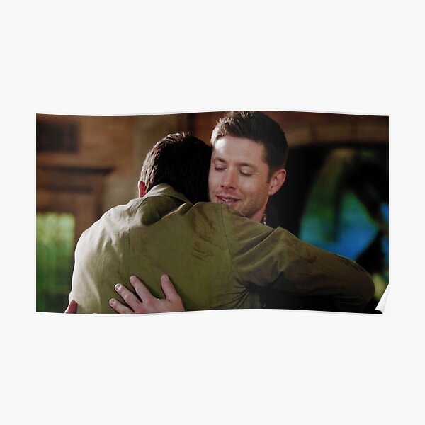 "Dean und Castiel Hug" Poster von winchxster | Redbubble