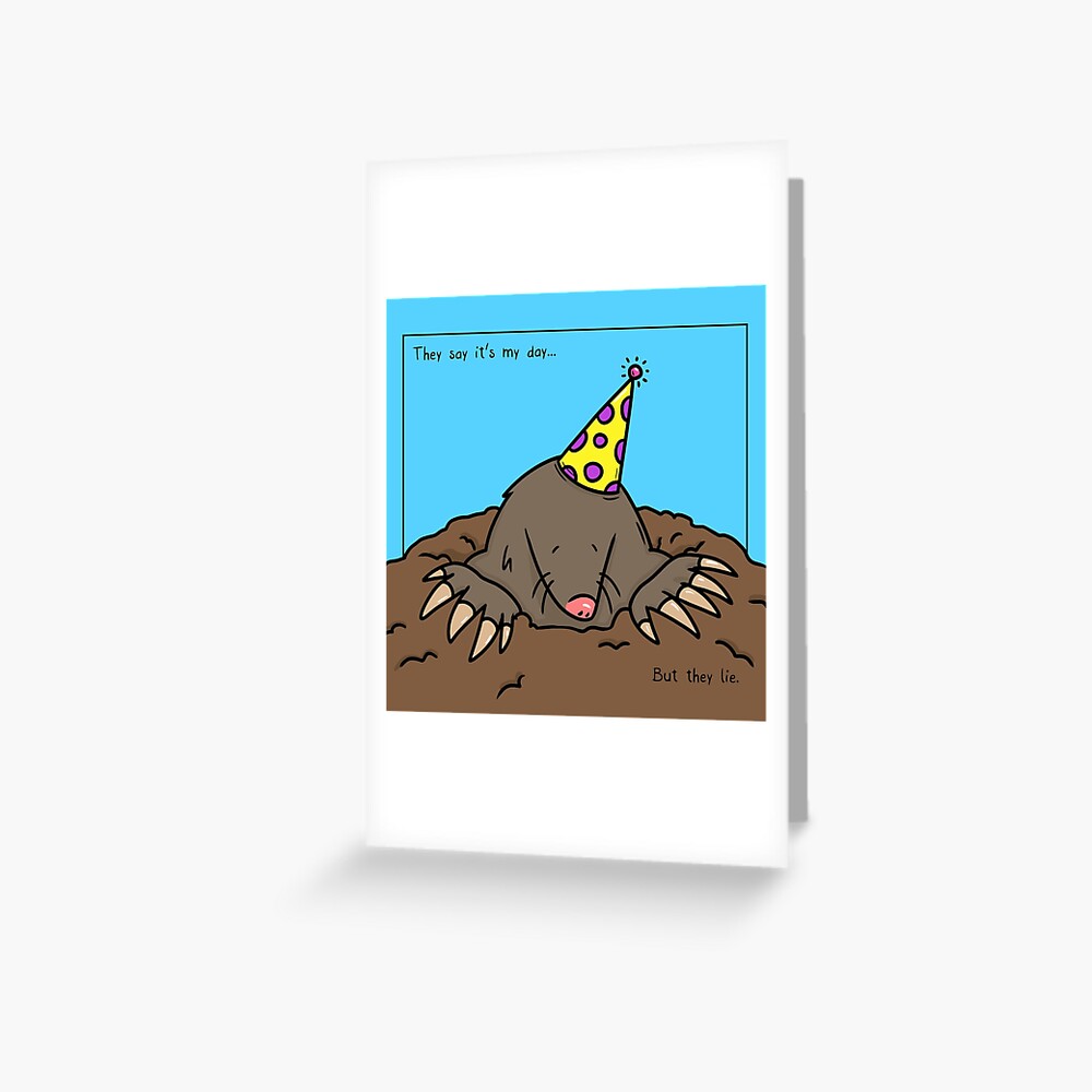 "Mole Day" Greeting Card by otterlyalice | Redbubble