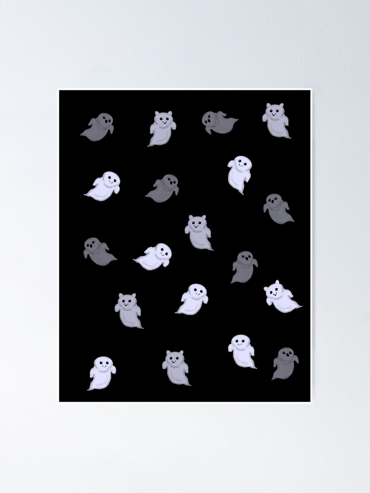 "Little Ghosts" Poster for Sale by LivingArtBrenda | Redbubble