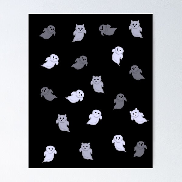 "Little Ghosts" Poster for Sale by LivingArtBrenda | Redbubble