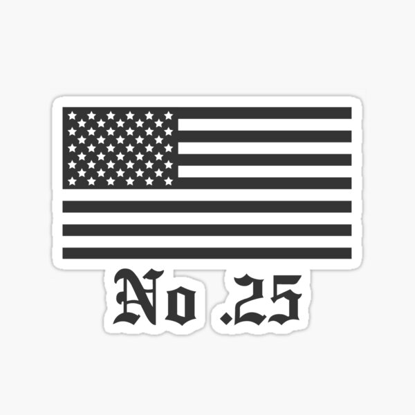 "No Quarter Flag, Black American Flag" Sticker for Sale by ...